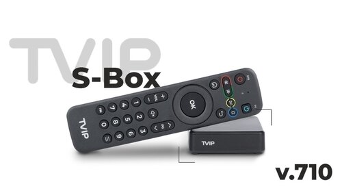 TVIP S-Box v710 LAN IPTV settopbox